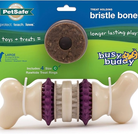 Dog | Petsafe Busy Buddy Bristle Bone | Poshmark